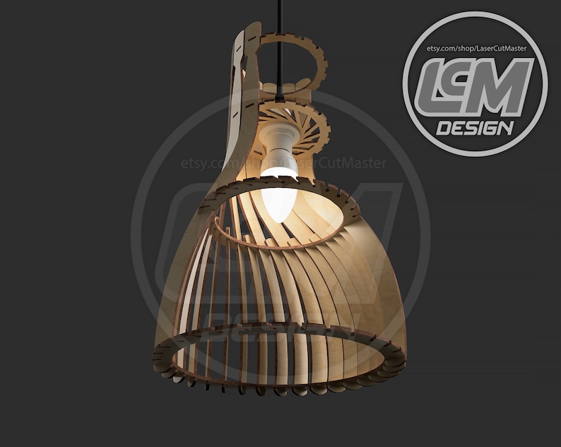 Laser cut lamp template Laser Cut Living Lamp shade Pattern | Etsy