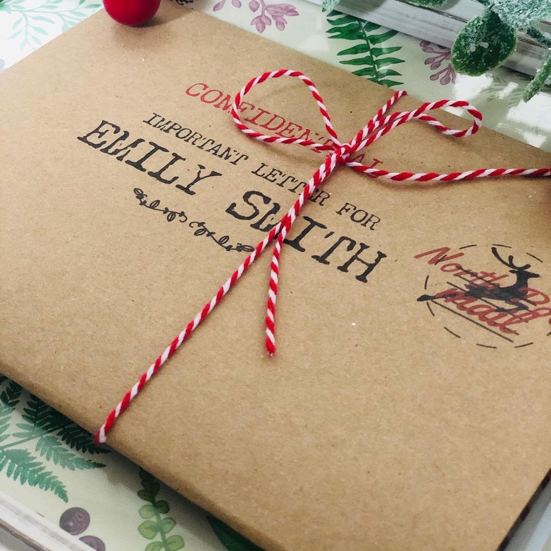 Scratch & Reveal Personalised Letter From Santa - Santa Letter ...