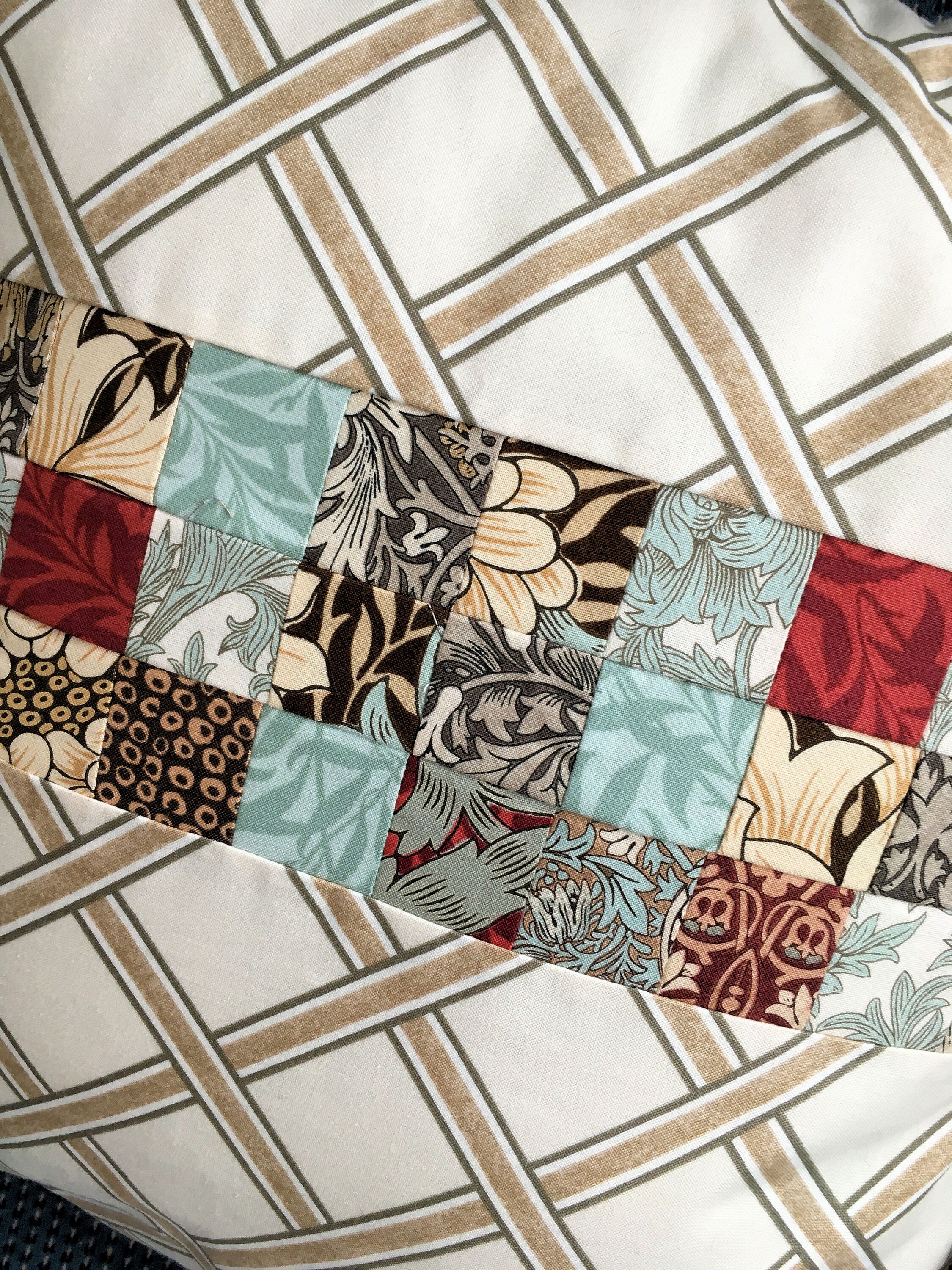 William Morris cojín patchwork cubierta 100% algodón con un - Etsy España