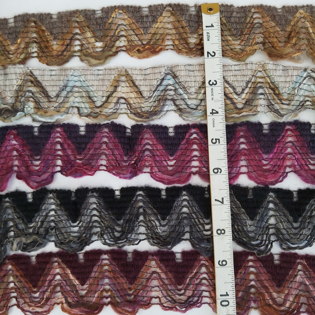 A Zigzag Trimming Braid in Wool Blend, Ribbon Sewing Trimming a ...