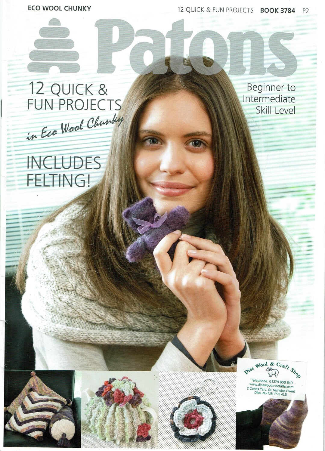 Patons Book 3784 - 12 Quick & Fun Projects to Make in Chunky Wool ...