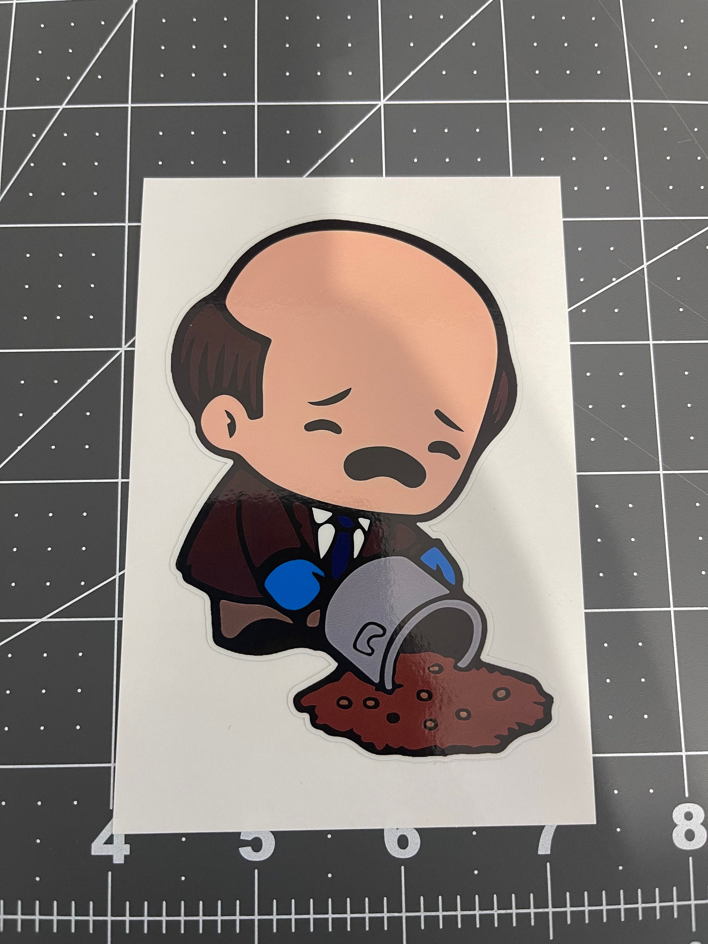 The Office Kevin Spills His Chili Sticker Decal Car Truck Suv Computer ...
