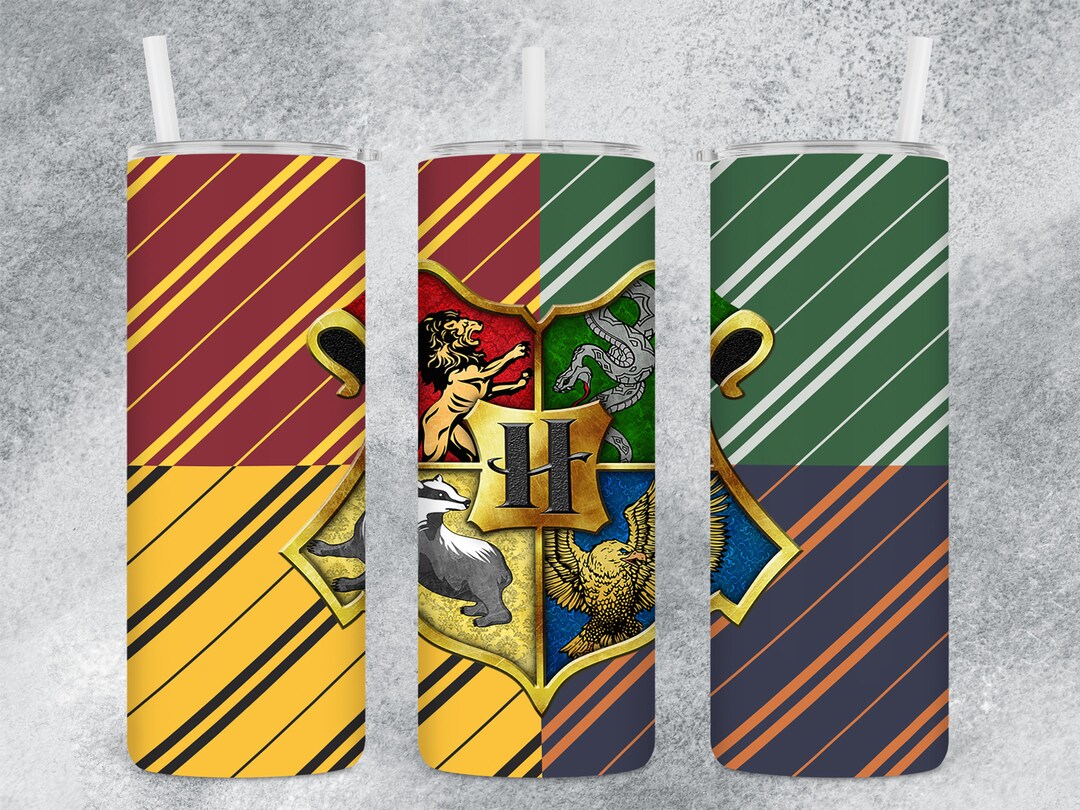 Wizarding School House Crest 20 Oz Straight Tumbler Png for Sublimation ...