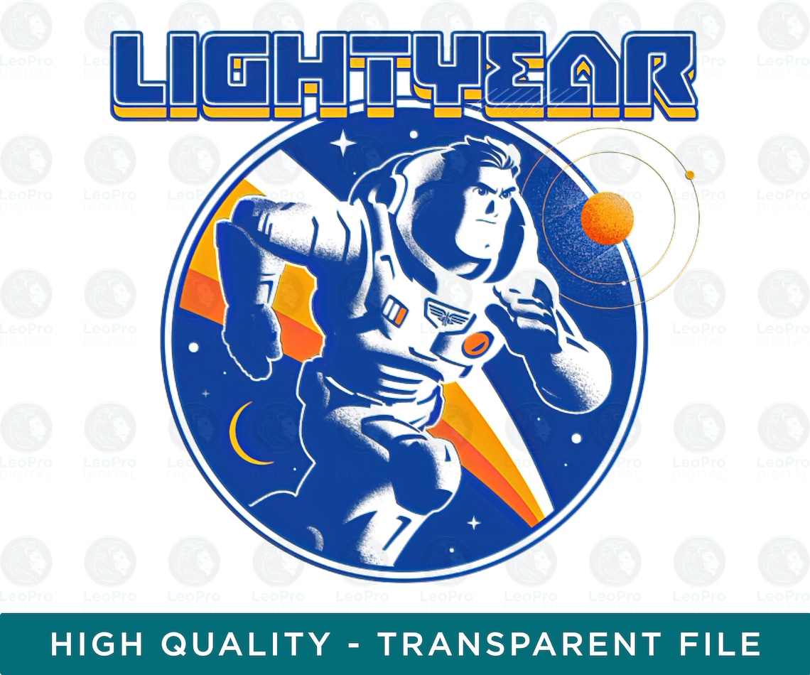 Lightyear Buzz Round Portrait Logo PNG Buzz Lightyear - Etsy Israel