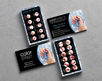 Color Street Business Cards | Etsy