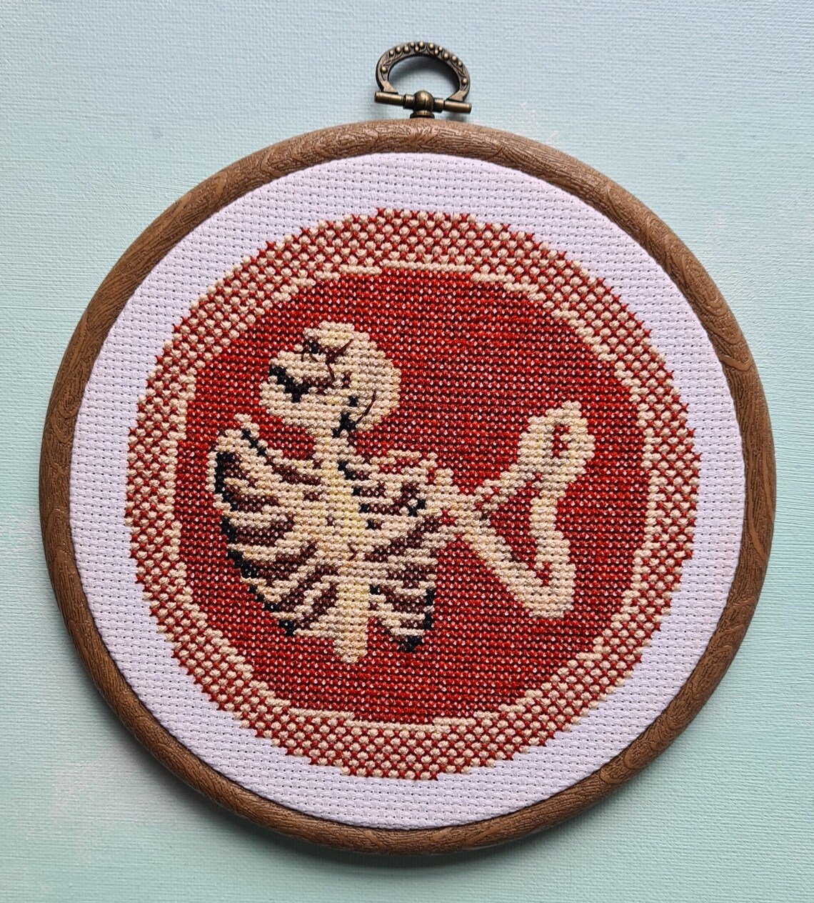 Hannibal Norman Chapel Skull - PDF Digital Cross Stitch Pattern for 6 ...