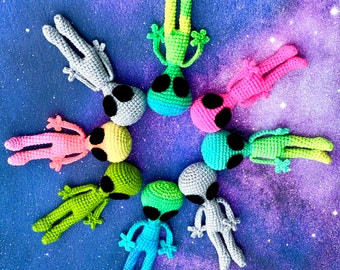 Mini Chubby Alien and Chonky Alien Crochet Pattern - Etsy
