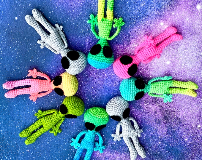 Mini Chubby Alien and Chonky Alien Crochet Pattern - Etsy