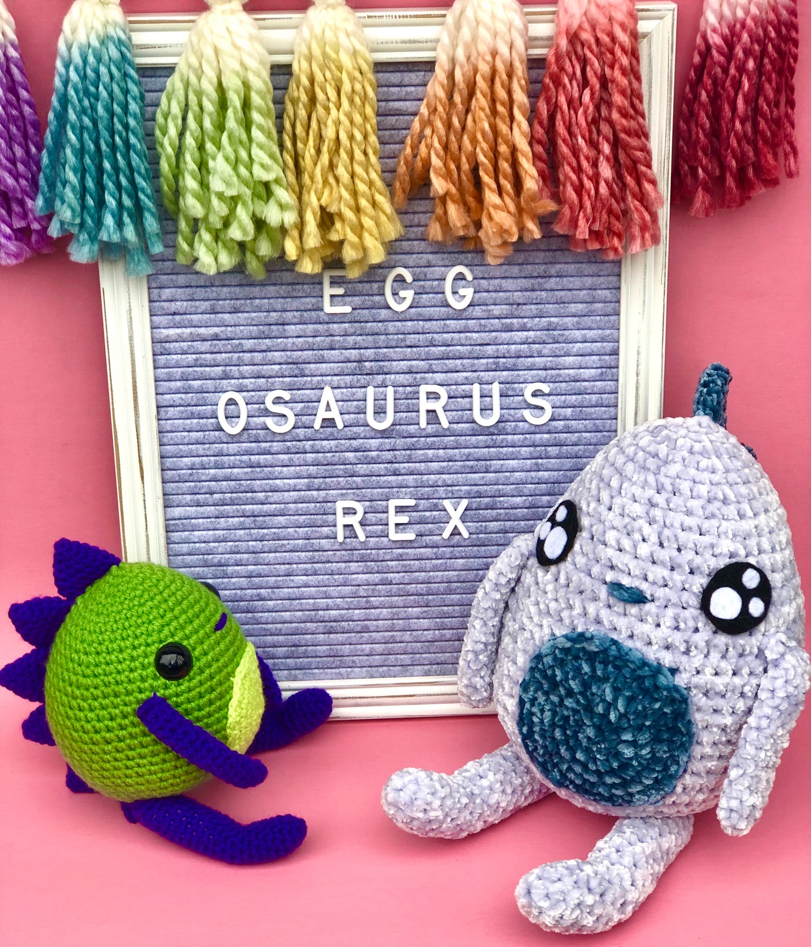 Egg-osaurus-rex Crochet Pattern - Etsy