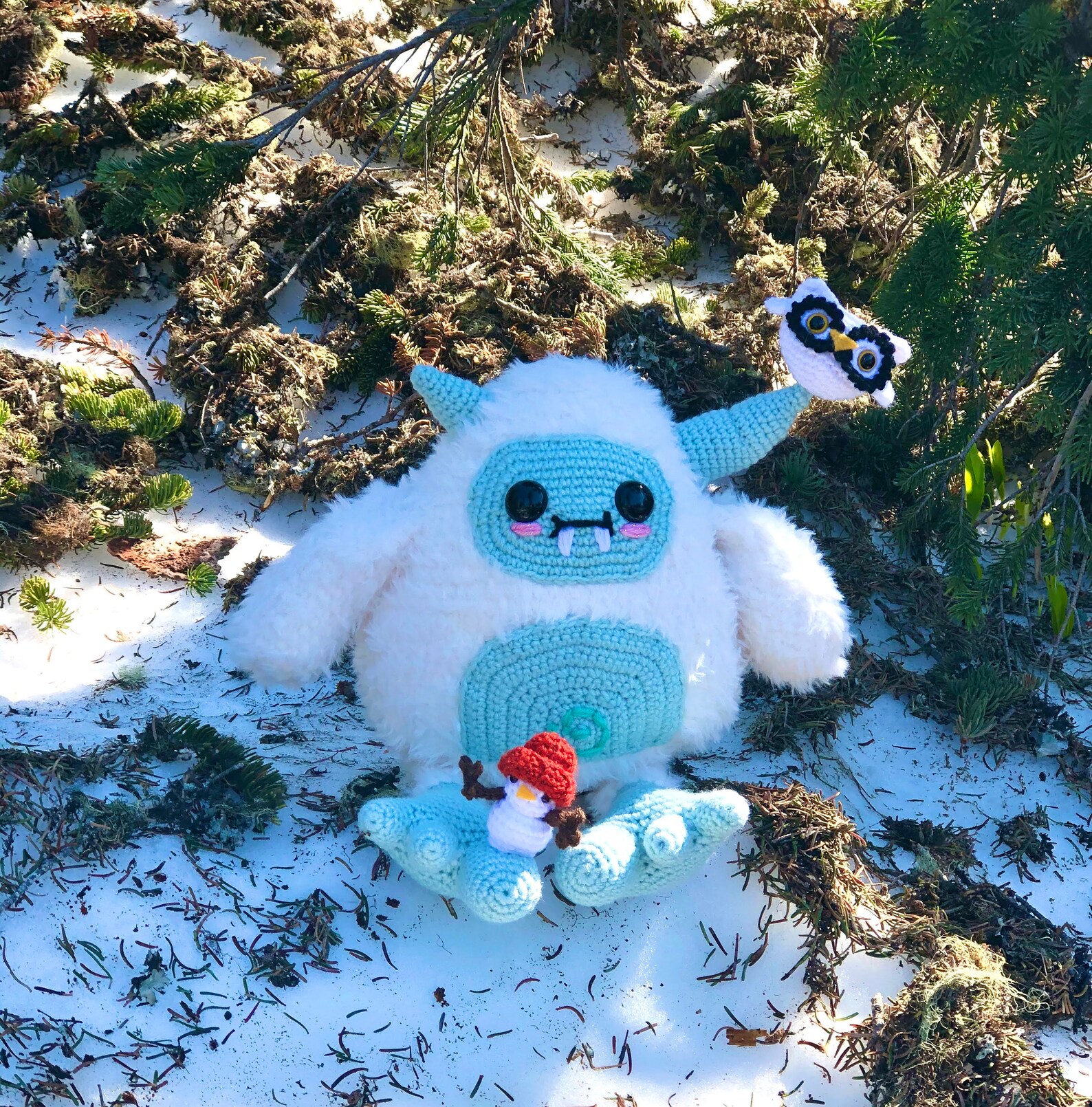 Cedar Sasquatch and Yew Yeti Crochet Pattern Duo Pack - Etsy