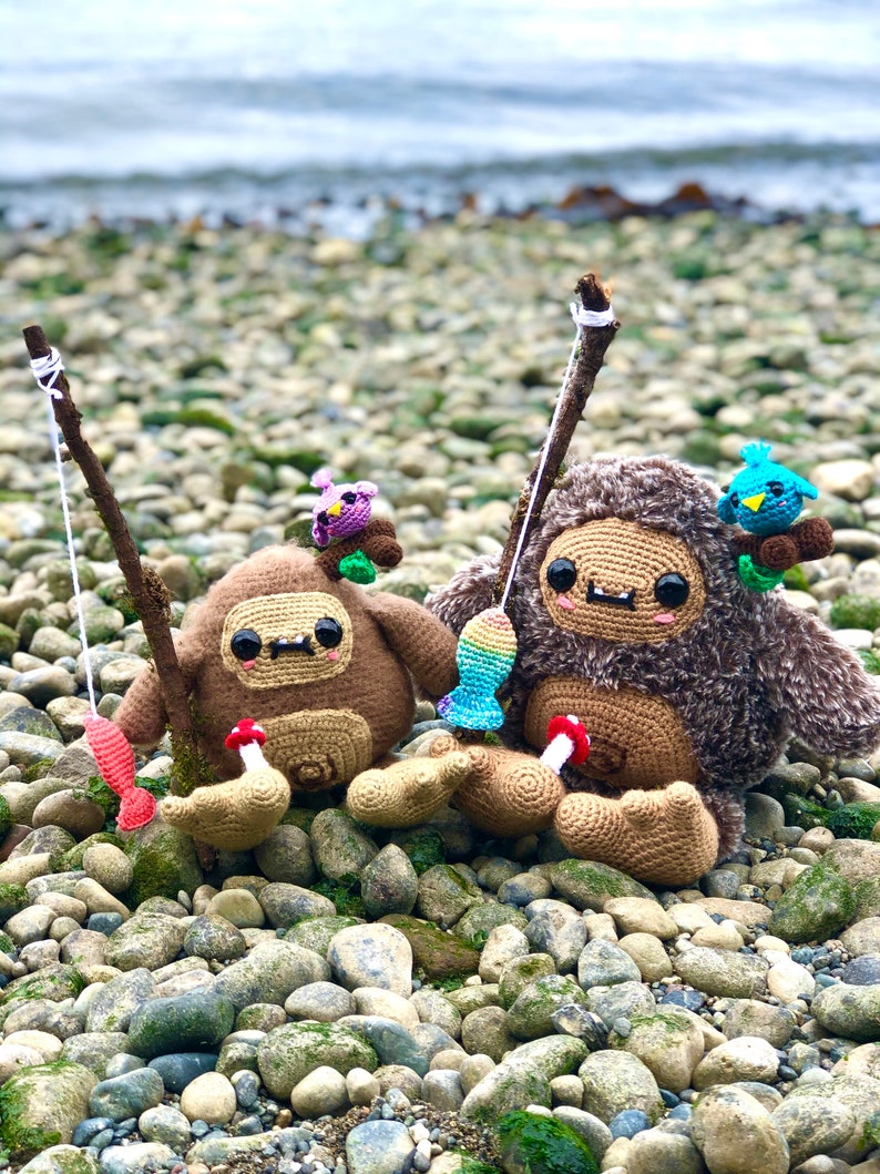 Cedar Sasquatch and Yew Yeti Crochet Pattern Duo Pack - Etsy