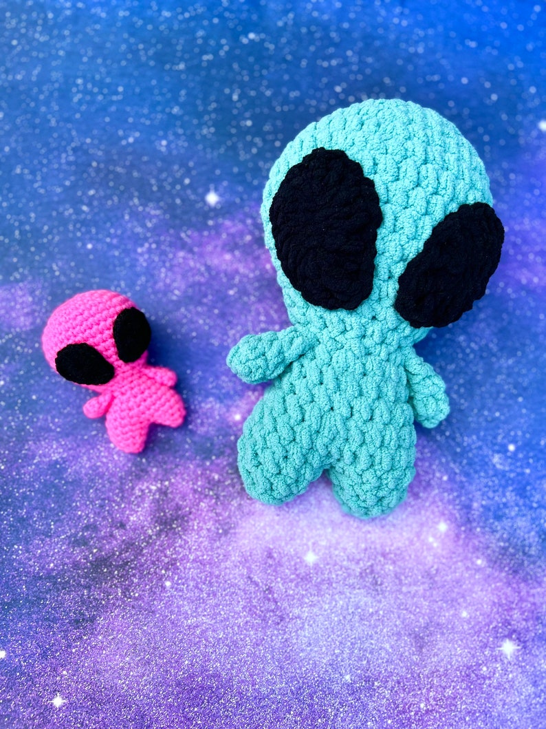 Mini Chubby Alien and Chonky Alien Crochet Pattern - Etsy