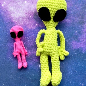 Skinny Mini Alien Crochet Pattern - Etsy