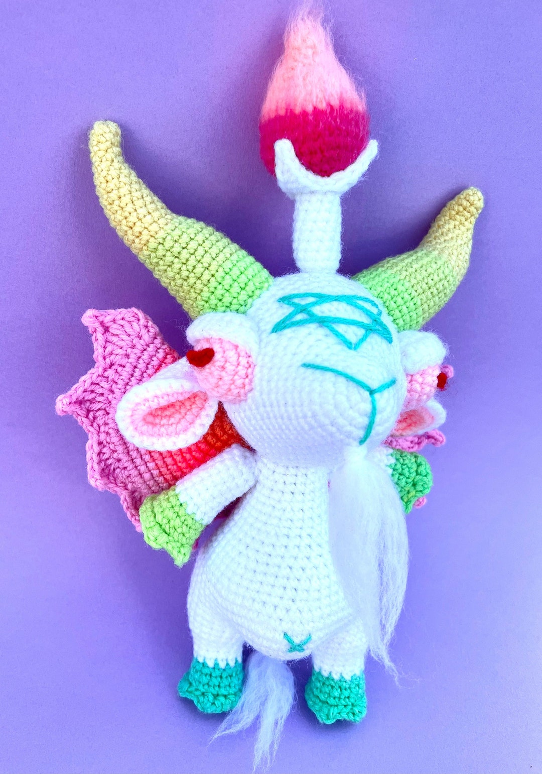 Chubby Baphomet Crochet Pattern - Etsy