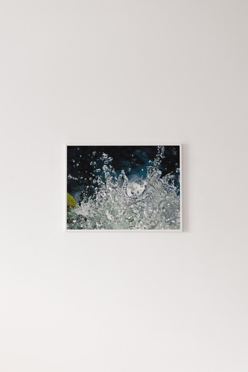 DIGITAL DOWNLOAD Water Droplet Splash Photography Photo Print - Etsy