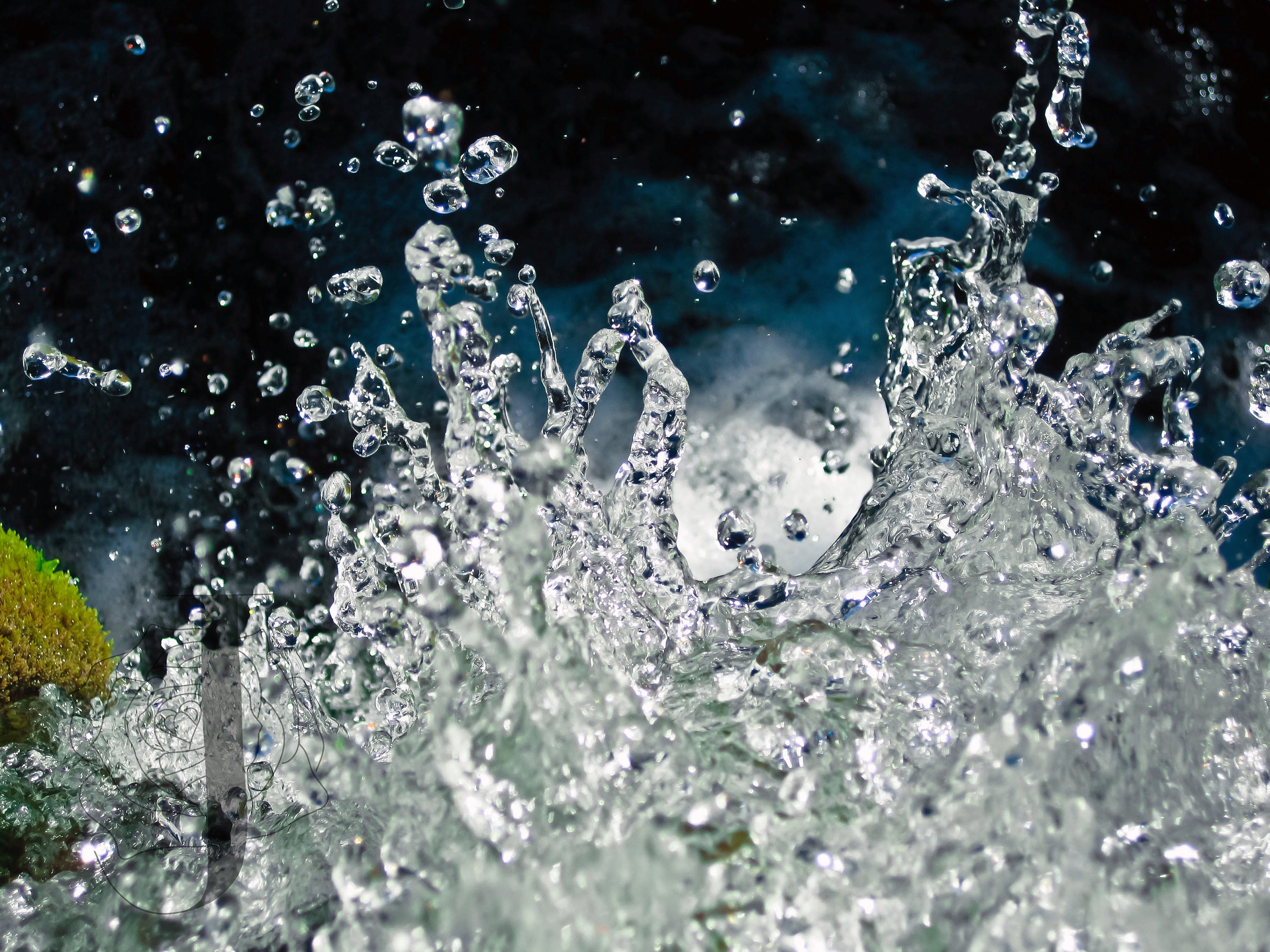 DIGITAL DOWNLOAD Water Droplet Splash Photography Photo Print - Etsy