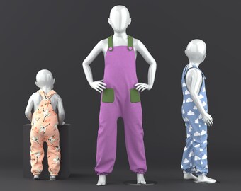 Printable Overalls Pattern - Etsy