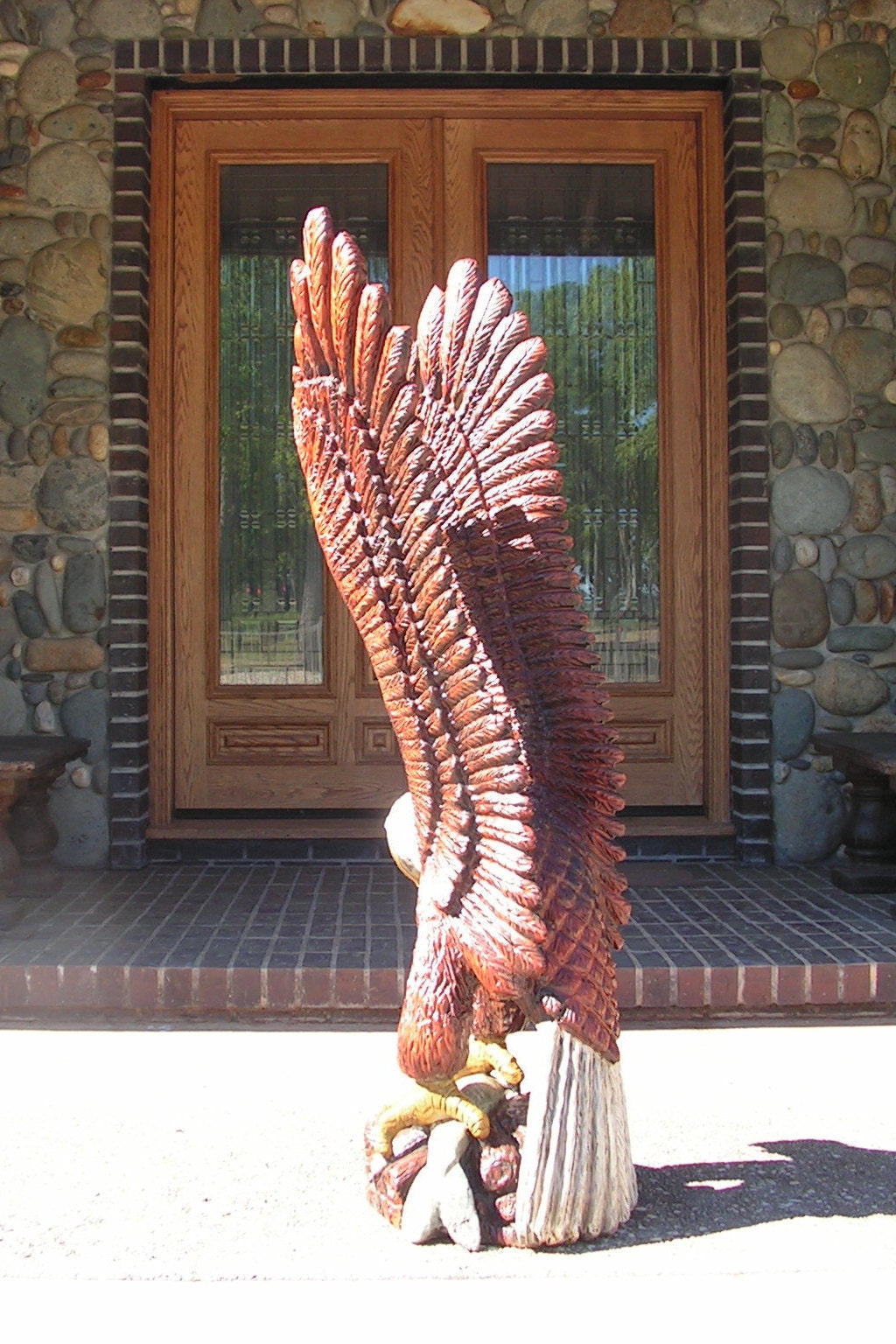 Eagle With Fish Chainsaw Sculpture - Etsy