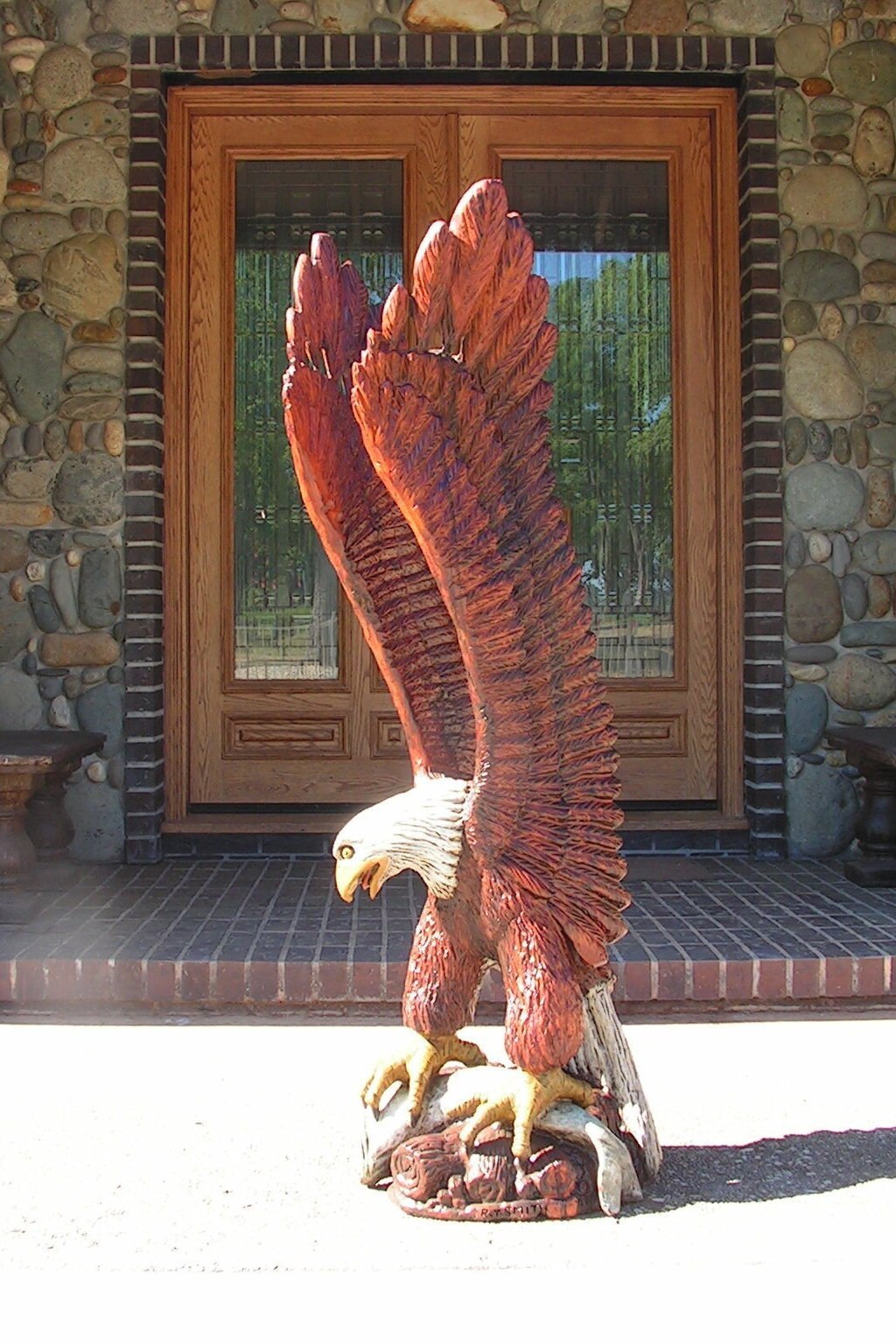 Eagle With Fish Chainsaw Sculpture - Etsy