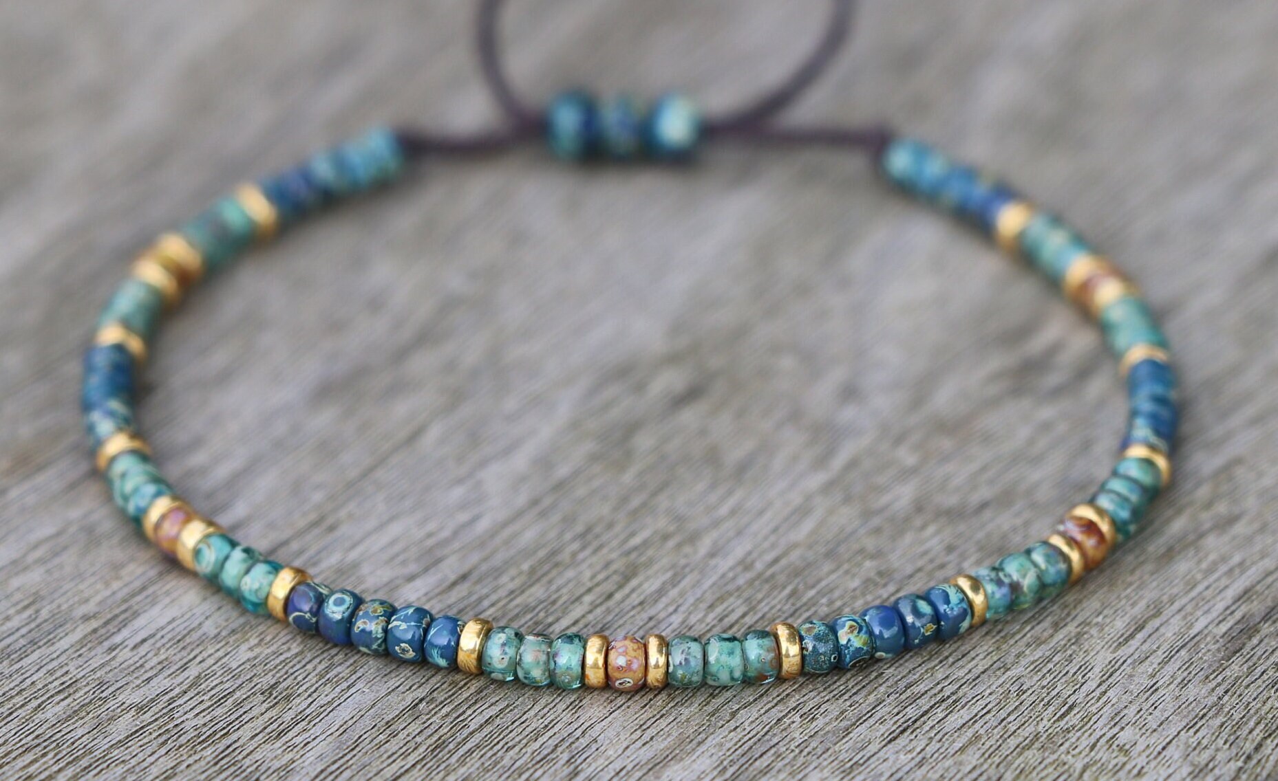 Beaded Bracelet Bracelets for Women Glass Beads Picasso | Etsy