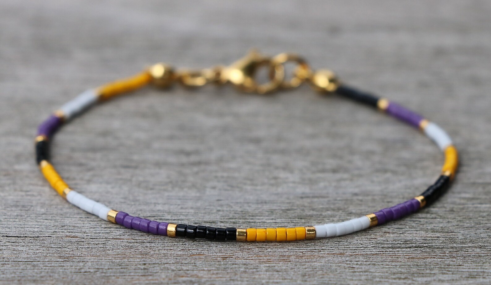 Nonbinary Bracelet, Discreet Pride, Subtle Pride Jewelry, Non Binary ...