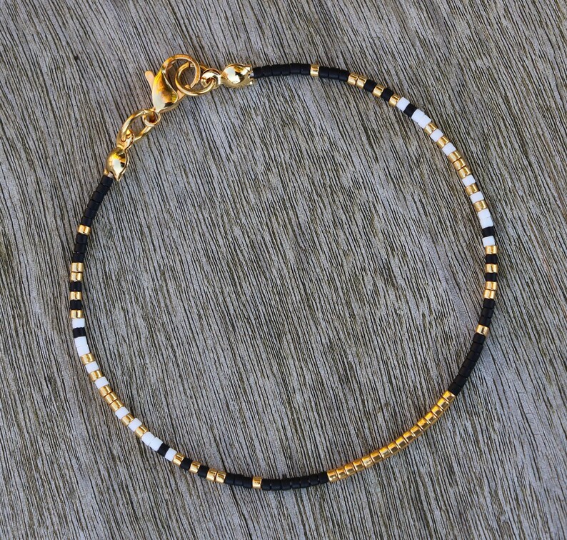Dainty Gold Bracelet Beaded Bracelet Minimalist Jewelry - Etsy