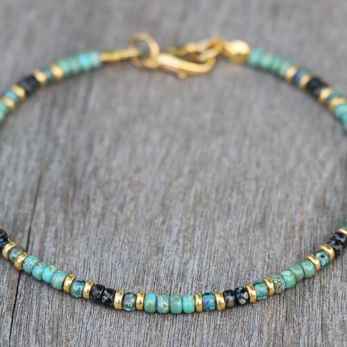 Turquoise Anklets For Women Ankle Bracelet Beaded Anklet Etsy