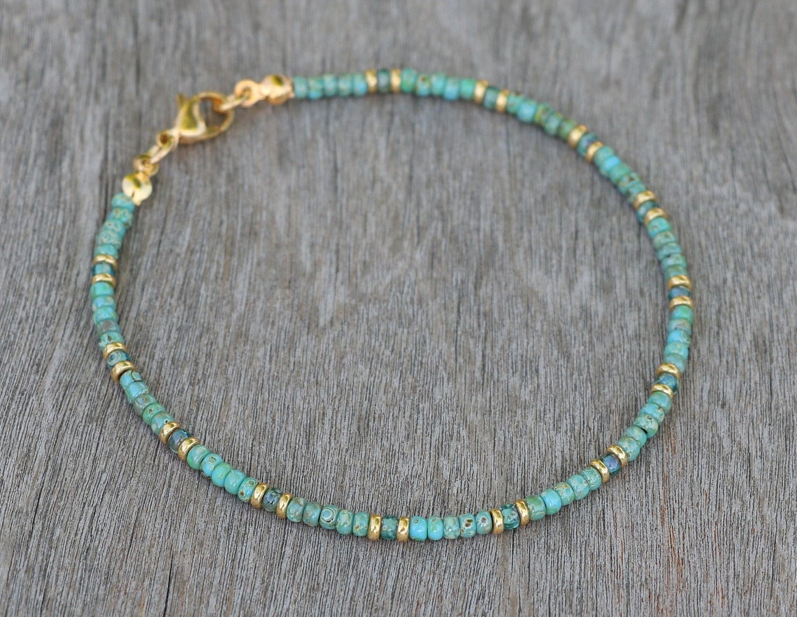 Turquoise Necklace Gold Turquoise Jewelry Necklace for - Etsy