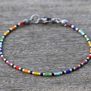 Pride Bracelet, LGBTQ Bracelet, Subtle Pride, Bi Pride, Rainbow, Love ...