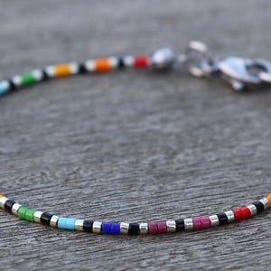 Pride Bracelet, LGBTQ Bracelet, Subtle Pride, Bi Pride, Rainbow, Love ...