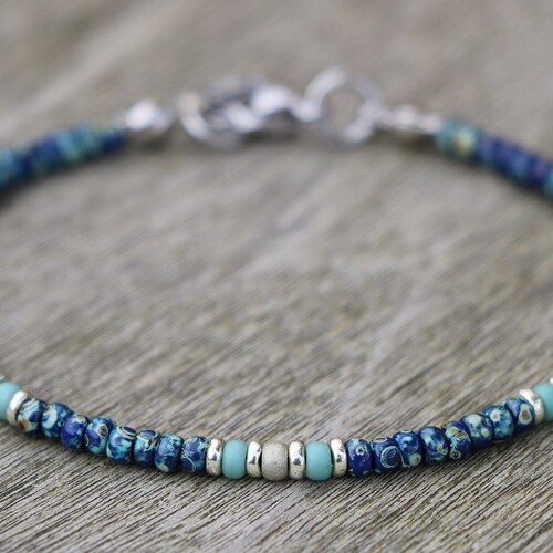 Turquoise Anklets For Women Ankle Bracelet Beaded Anklet Etsy
