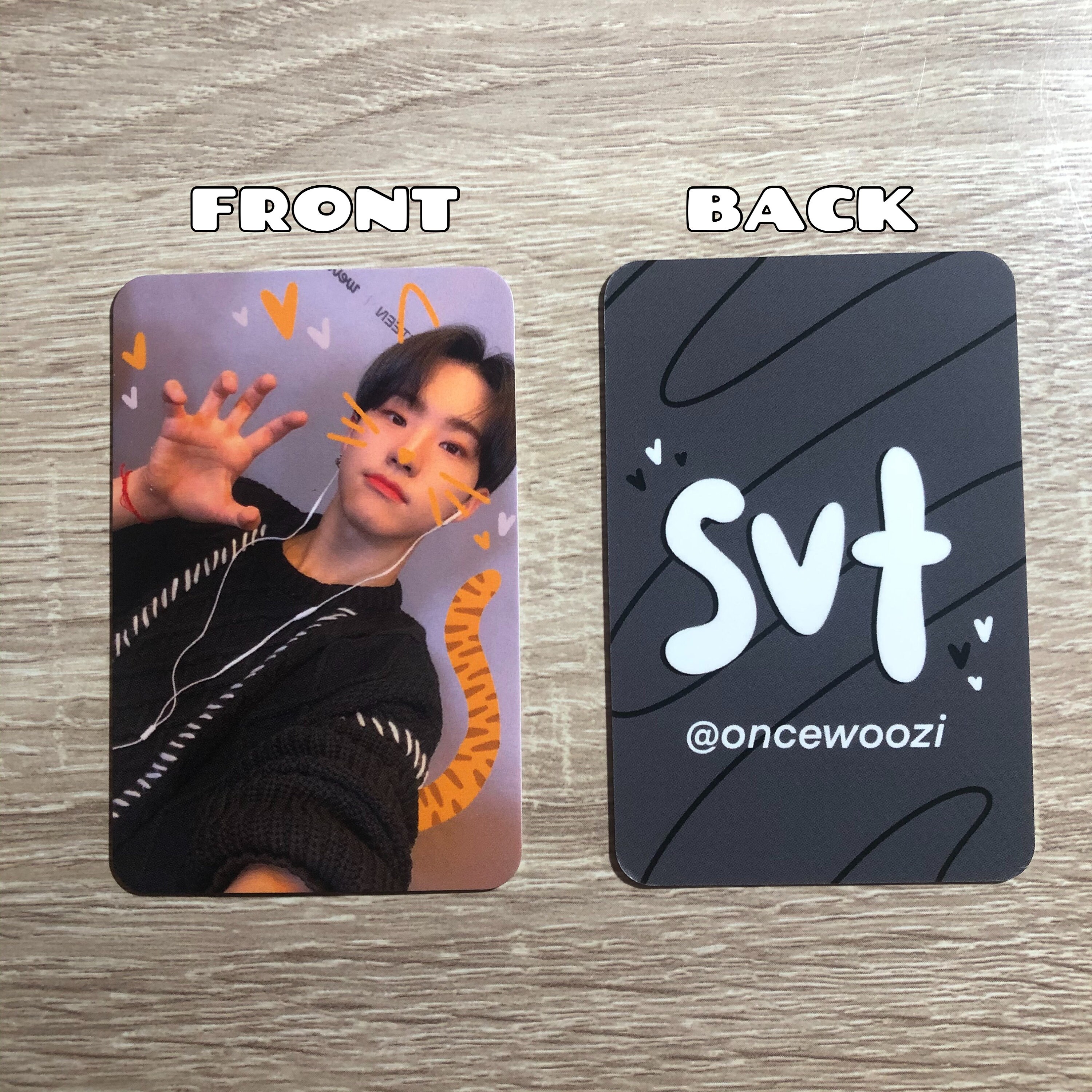 Seventeen Photocards Kpop Photocards | Etsy