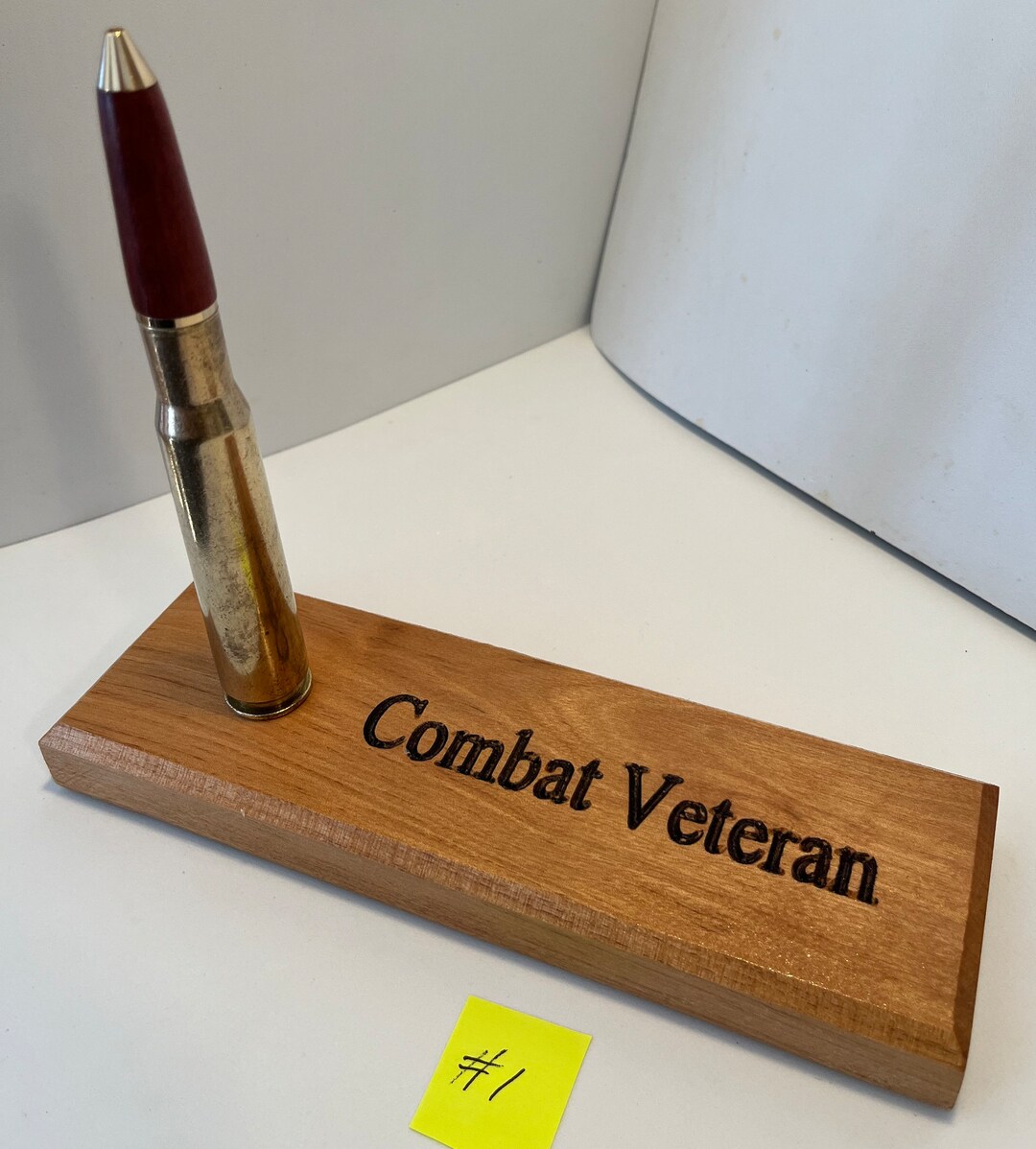 50 Caliber Shell Pen Desk Set - Etsy