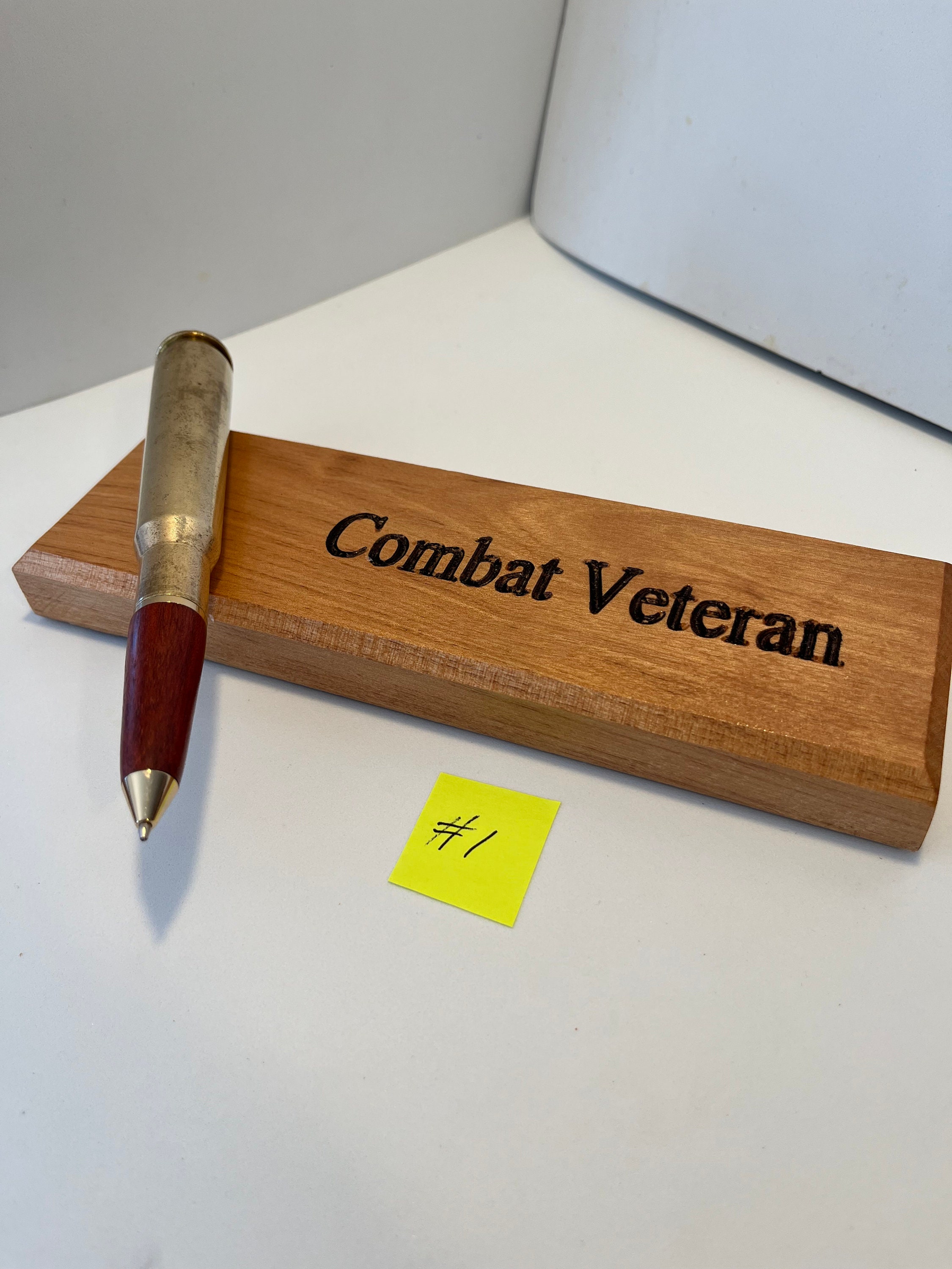 50 Caliber Shell Pen Desk Set - Etsy