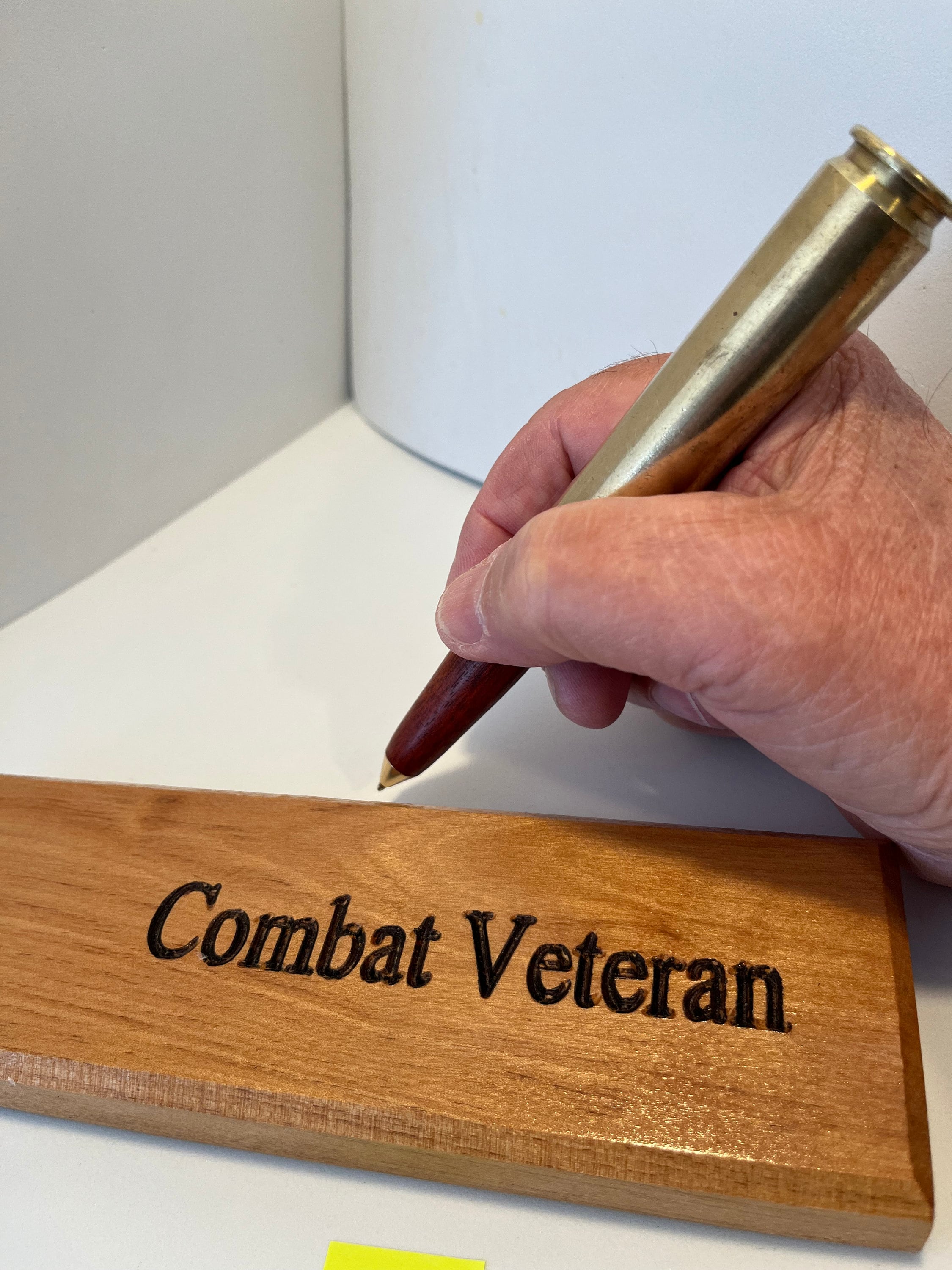 50 Caliber Shell Pen Desk Set - Etsy