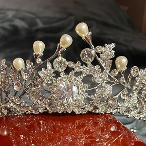 A Belle Epoque Royal Pearl Tiara Replica - Etsy