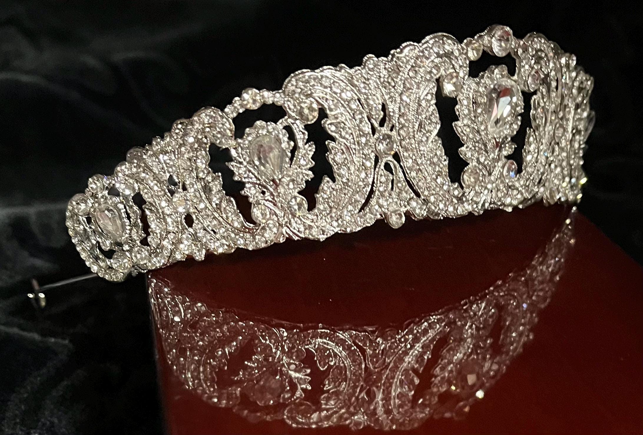 The Yusupov Ruby and Diamond Wedding Tiara Replica - Etsy
