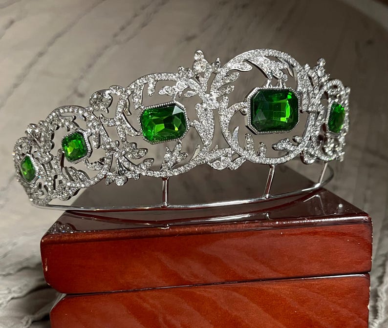 The Habsburg Peridot Tiara Replica - Etsy