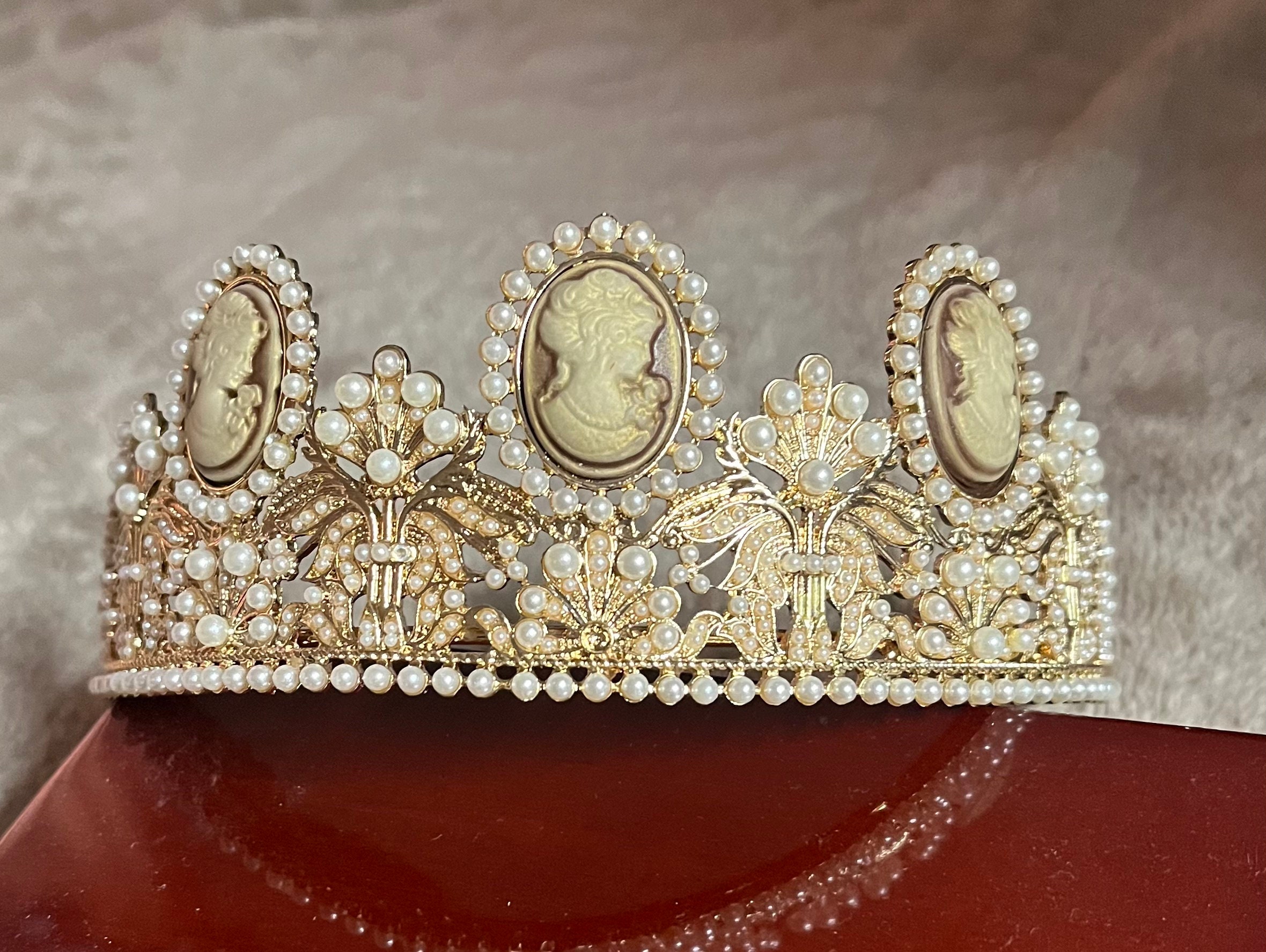 Swedish Cameo Napoleonic Tiara Replica - Etsy