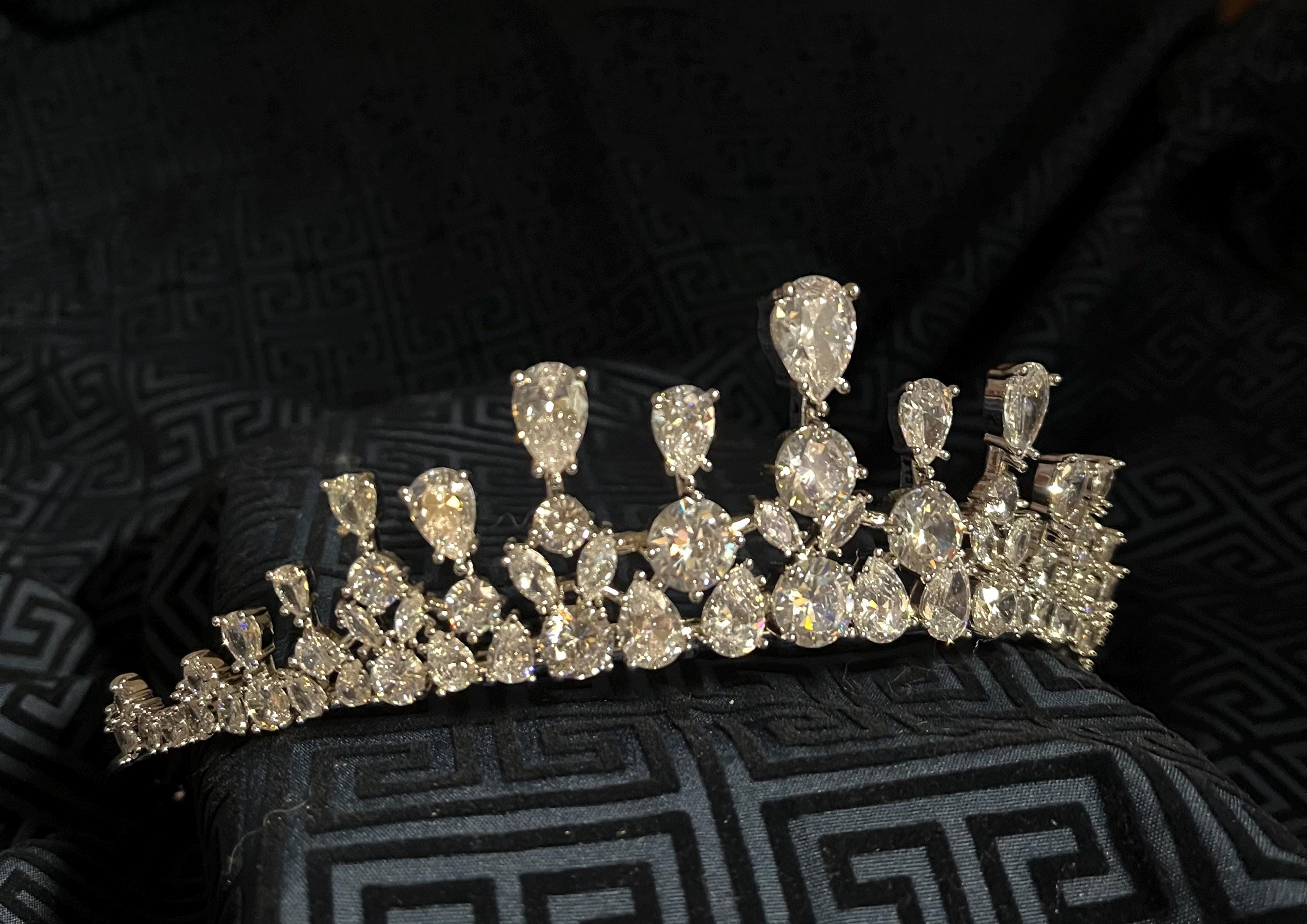 Princess Grace Diamond Tiara Replica CZ - Etsy