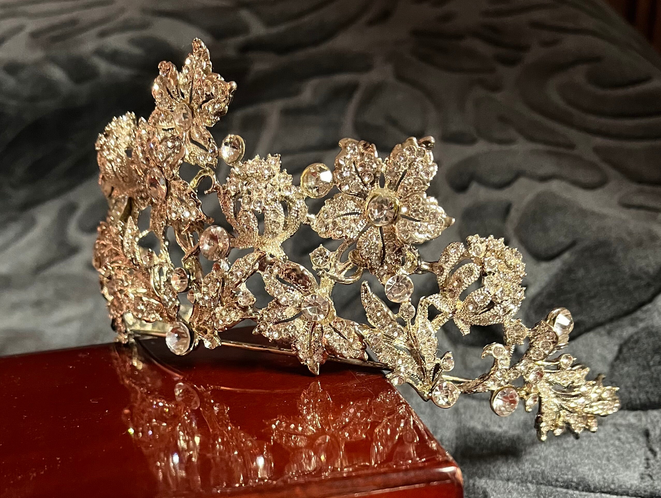 Hanoverian Inspired Floral Royal Tiara Replica - Etsy