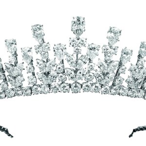 Princess Grace Diamond Tiara Replica CZ - Etsy