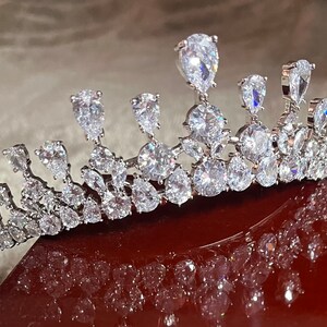 Princess Grace Diamond Tiara Replica CZ - Etsy