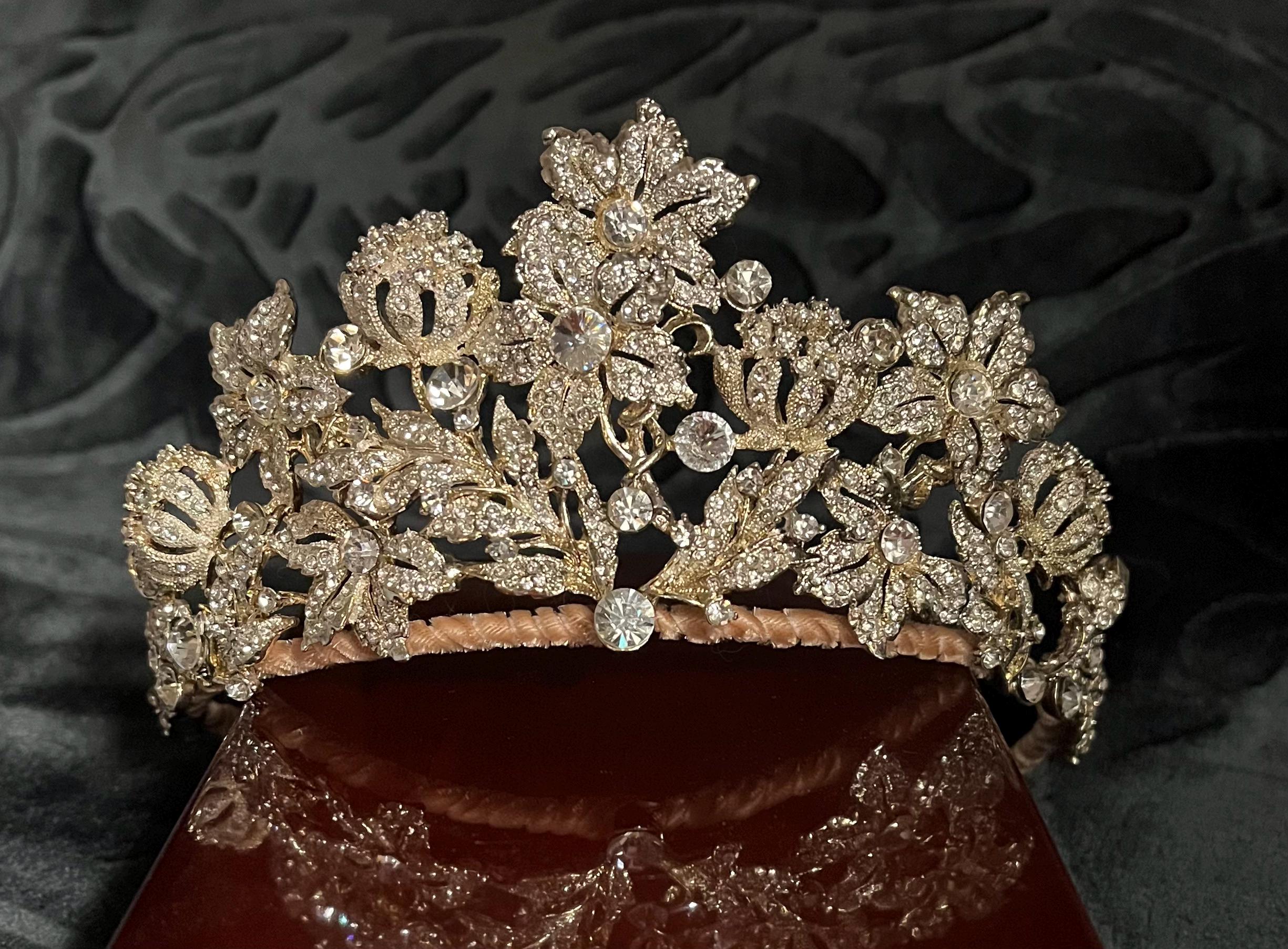 Hanoverian Inspired Floral Royal Tiara Replica - Etsy