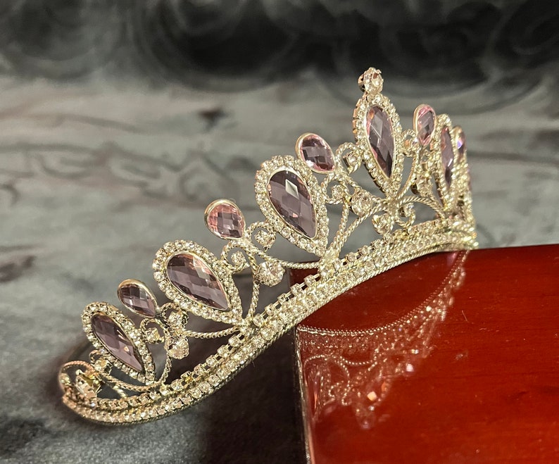 Pink Crystal Tiara - Etsy