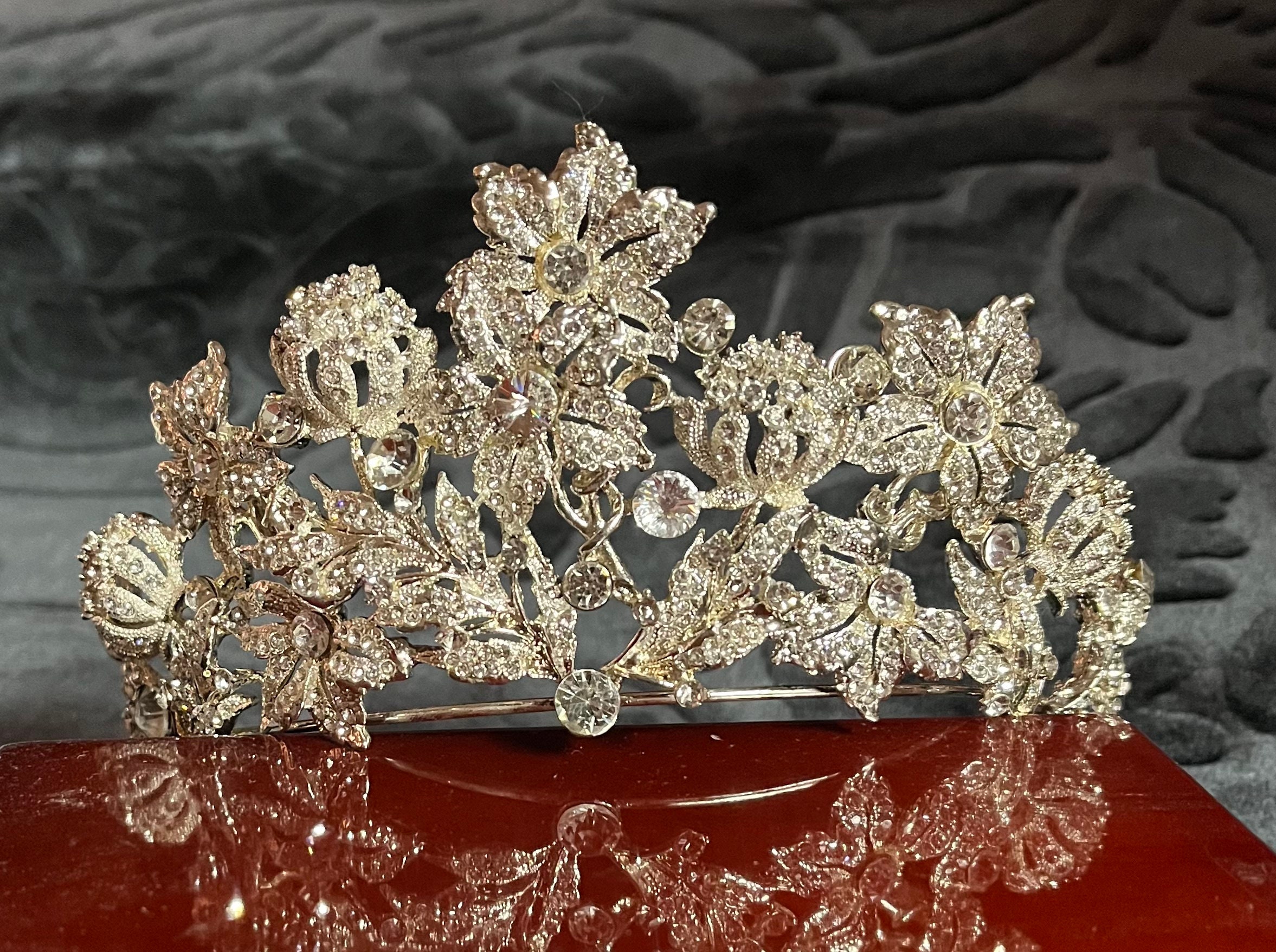Hanoverian Inspired Floral Royal Tiara Replica - Etsy
