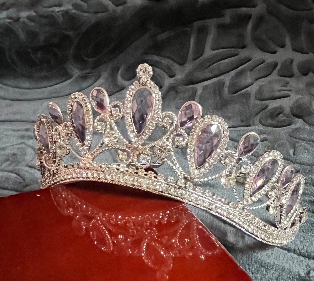 Pink Crystal Tiara - Etsy