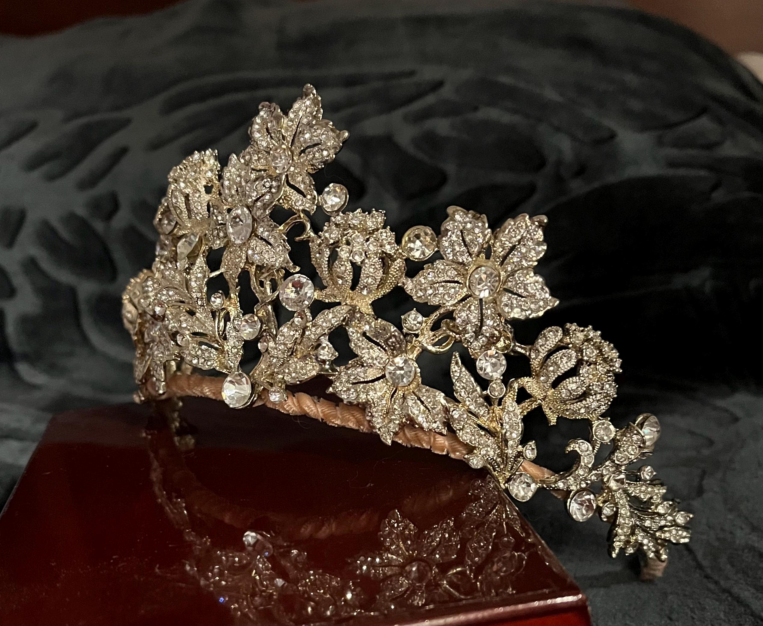 Hanoverian Inspired Floral Royal Tiara Replica - Etsy