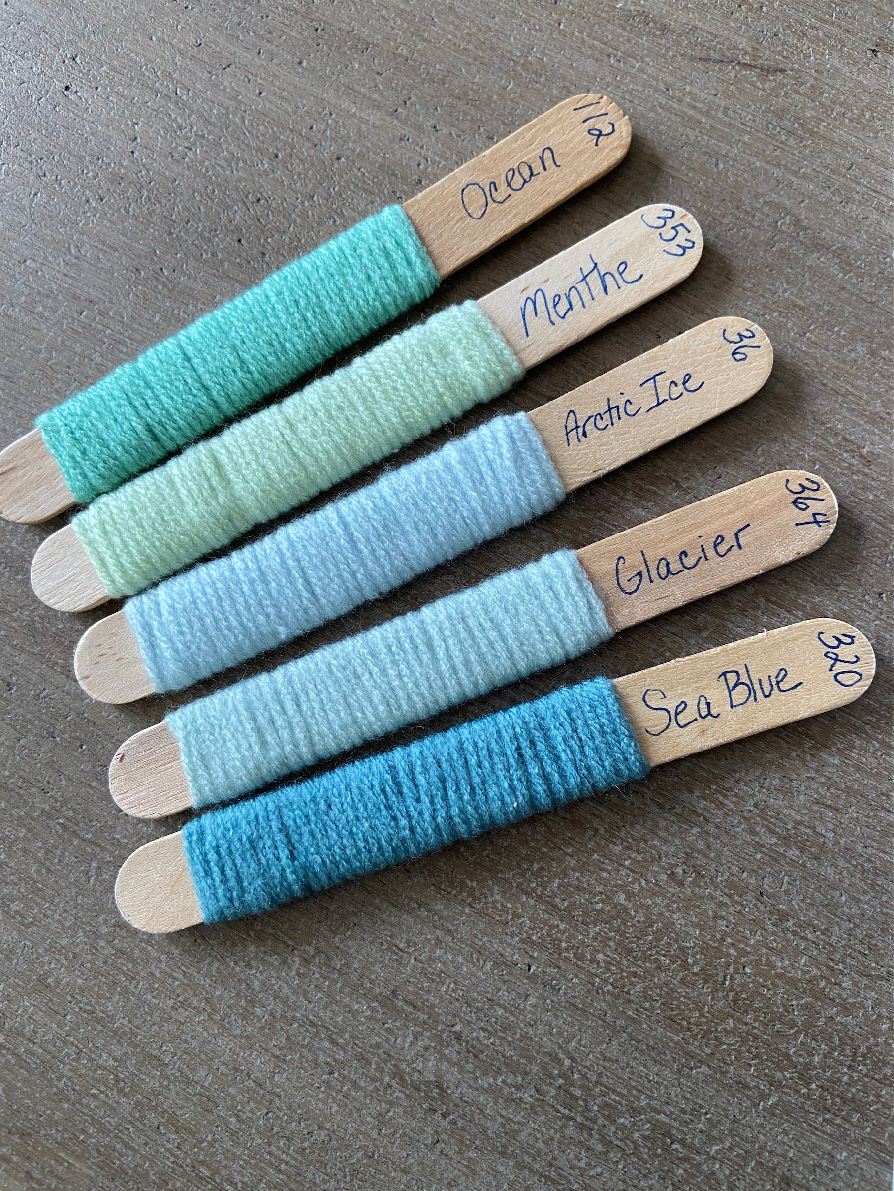 Yarn Pegs - Hobby Lobby "i Love This Yarn" Solid Colors - Complete Set ...