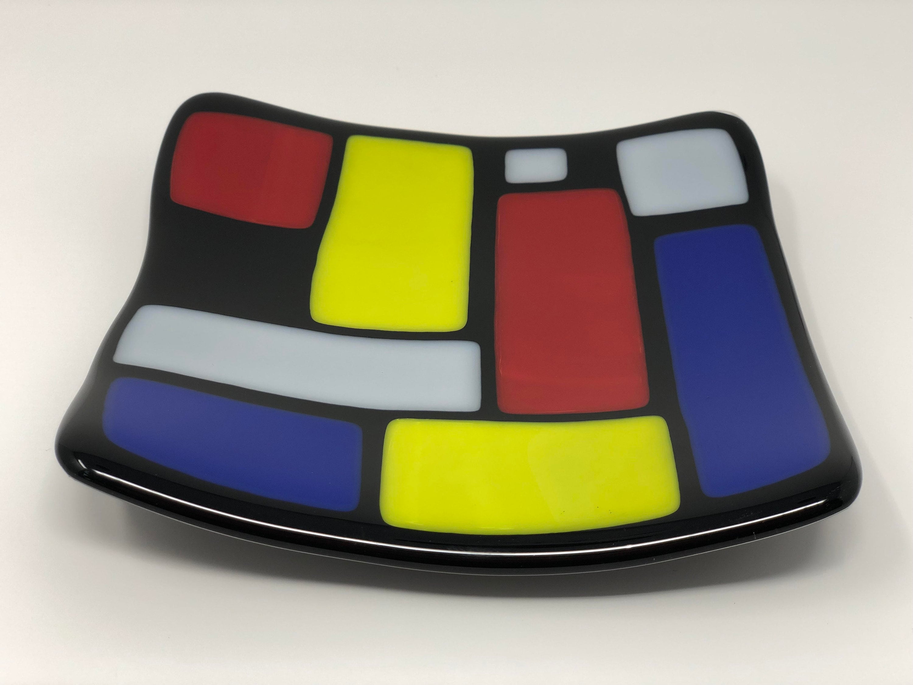 Tetris Competition- Glass Plate - Candle Holder - Home Decor - Serving ...